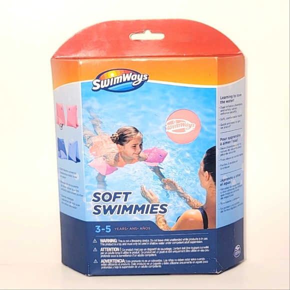 Swimways | Swim | Copy Pink Soft Swimmies For Ages 35 Years New | Poshmark